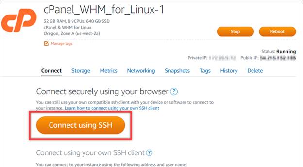 Launch A Cpanel And Whm Instance On Amazon Lightsail